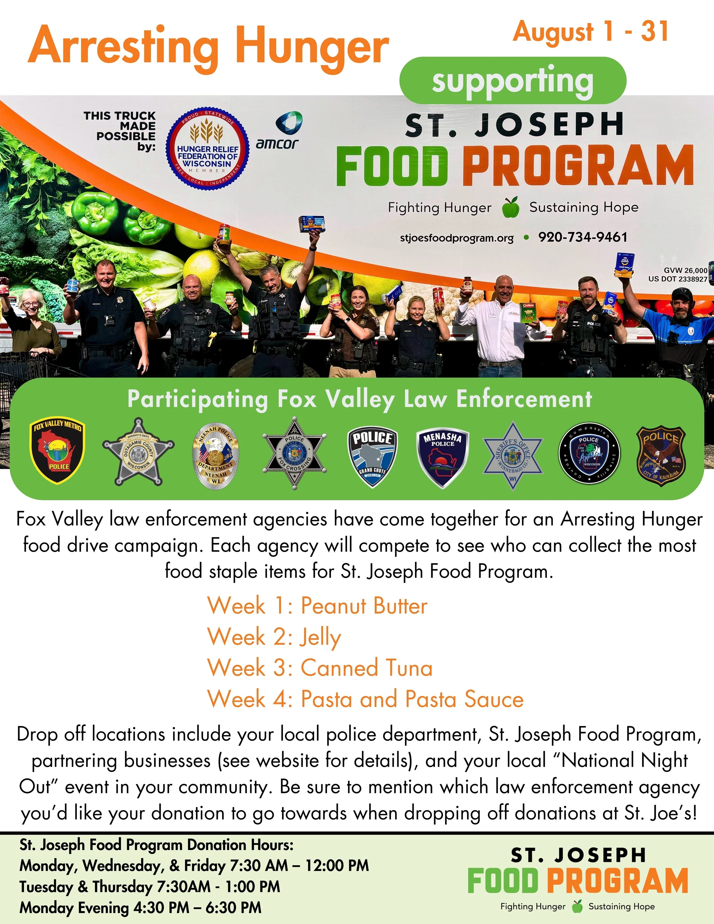 Arresting Hunger — St Joseph Food Program
