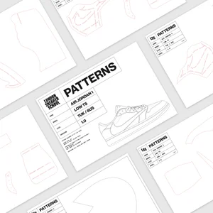 FREE Air Jordan 1 Shoemaking Patterns [Size 4US - 15US] — London ...