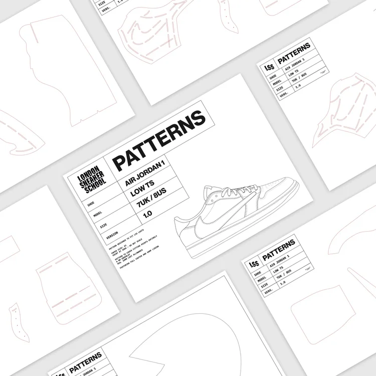 FREE Air Jordan 1 Shoemaking Patterns [Size 4US - 15US] — London ...