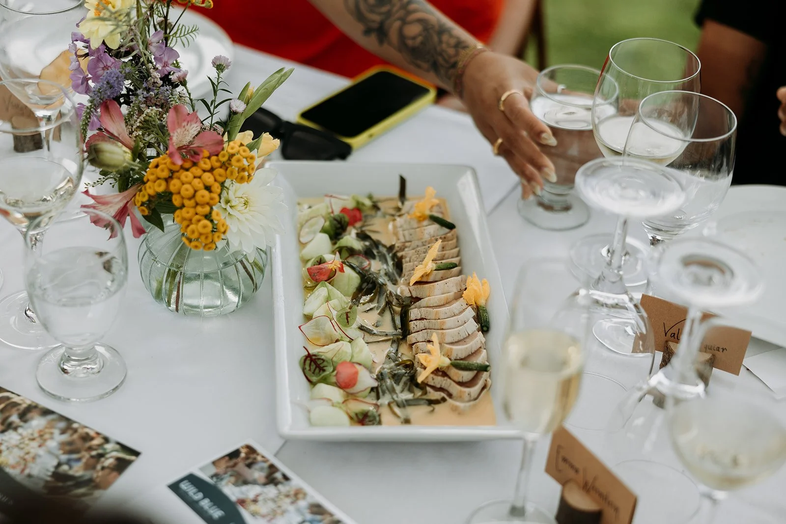 LONG TABLE DINNER SERIES — WILD BLUE