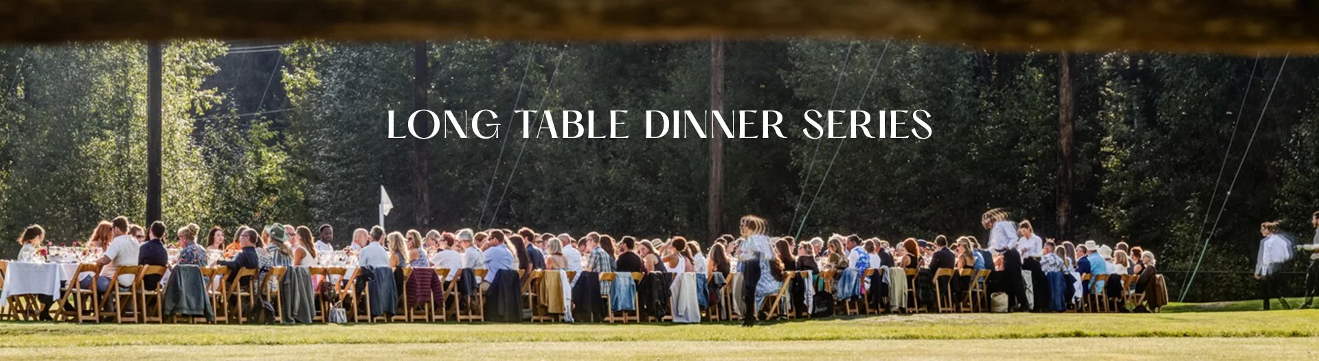 LONG TABLE DINNER SERIES — WILD BLUE
