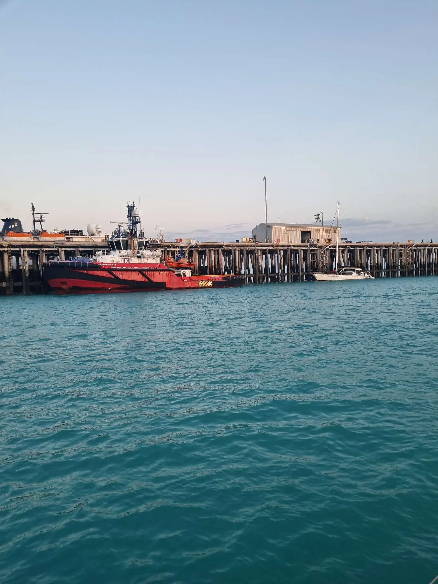 Dwarfed by the wharf — Ocean Sailing Expeditions Blog