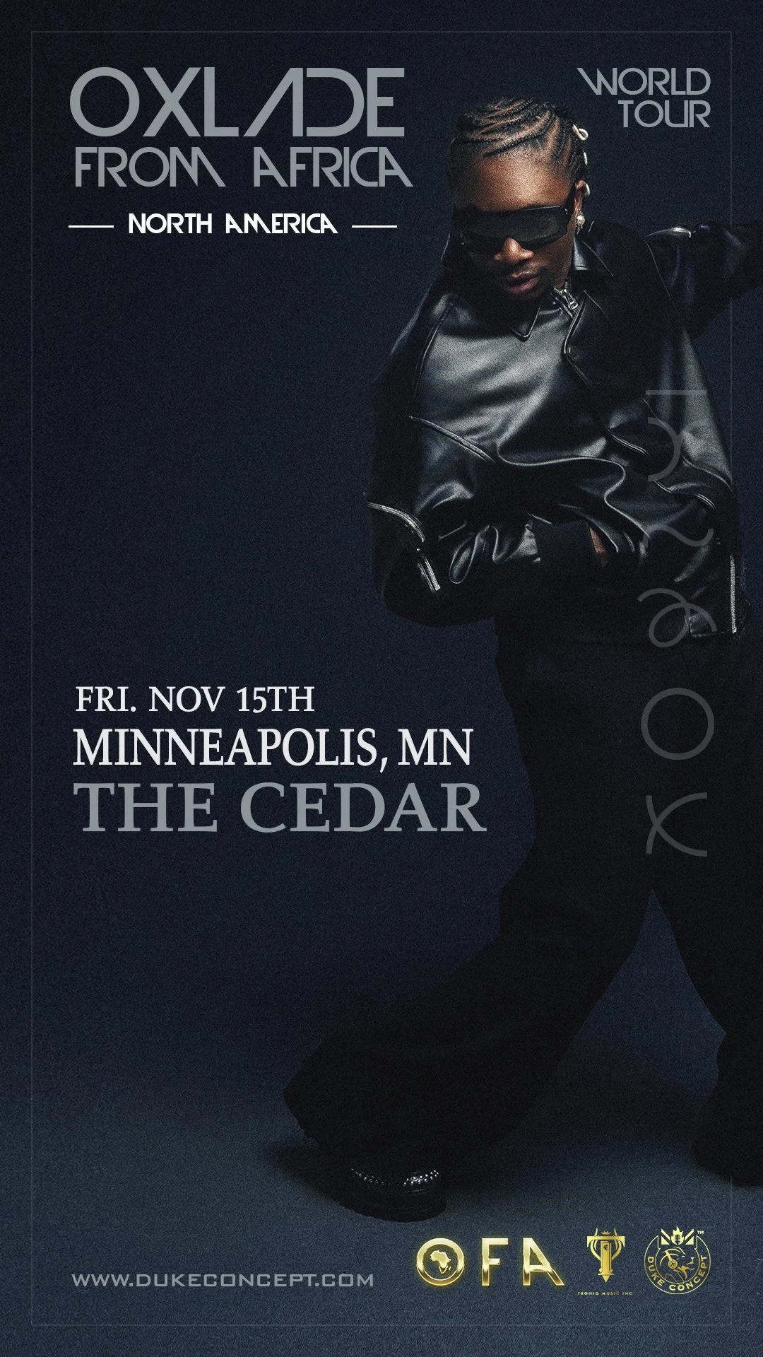 Duke Concept Presents: OXLADE From Africa Tour — The Cedar Cultural Center