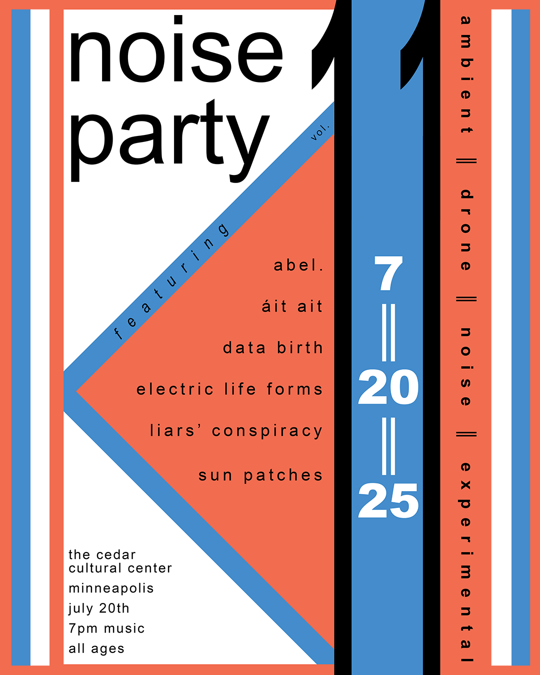 NOISE PARTY Vol. 11 — The Cedar Cultural Center