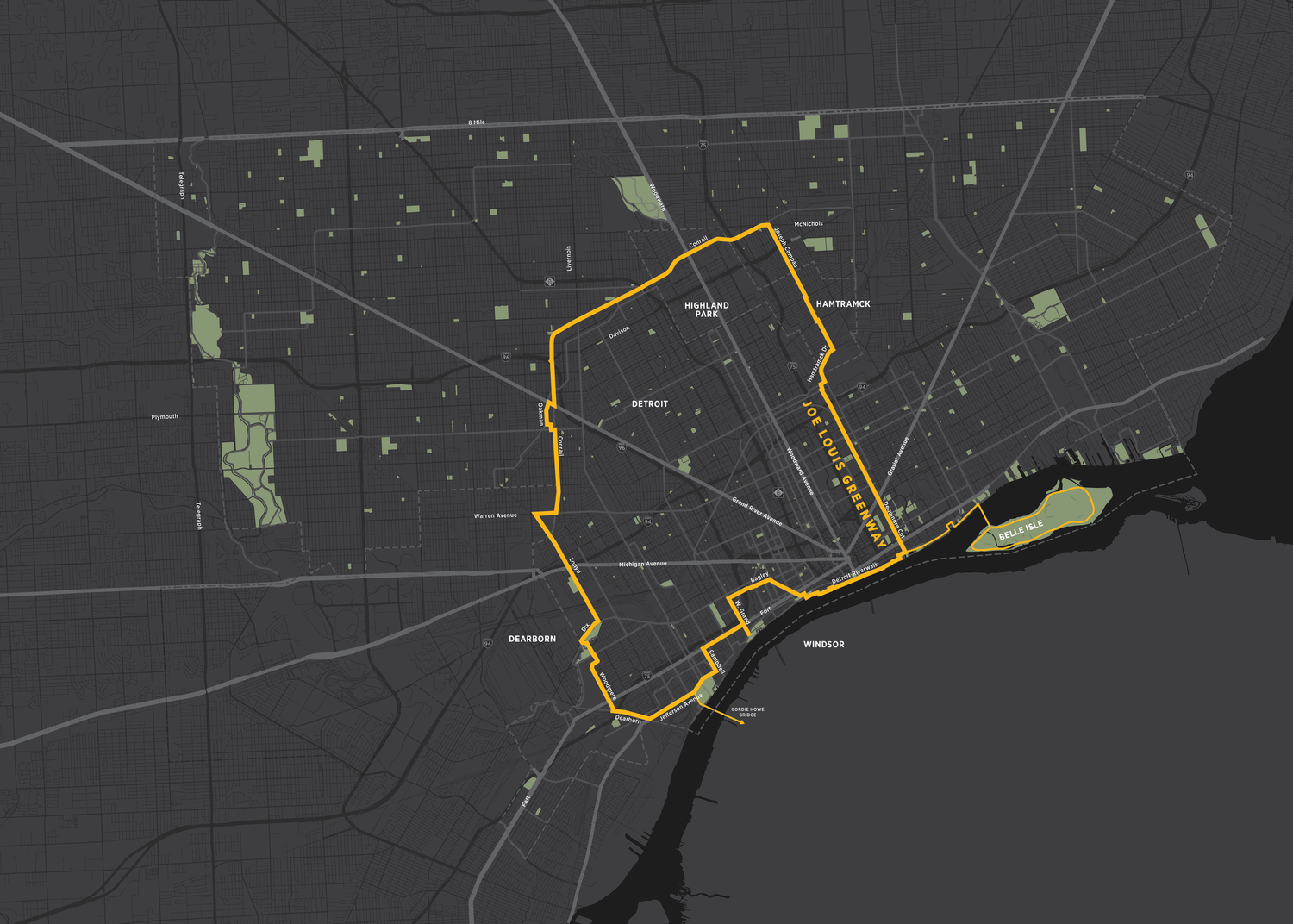 Joe Louis Greenway Partnership