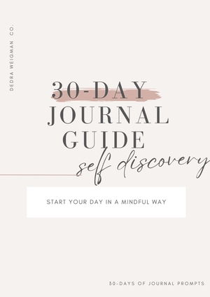 Journal Guide Self Discovery — DEDRA WEIGMAN CO.