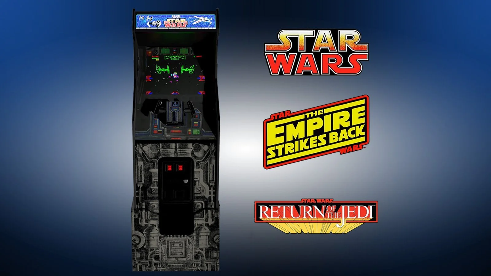 Star Wars Arcade Cabinet 3 Games in 1 — Rebel Breakroom