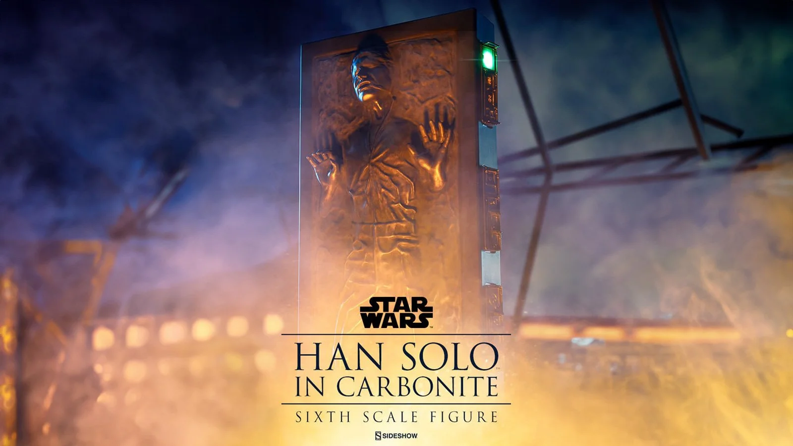 Han Solo Frozen in Carbonite Light Up Sixth Scale Statue — Rebel ...