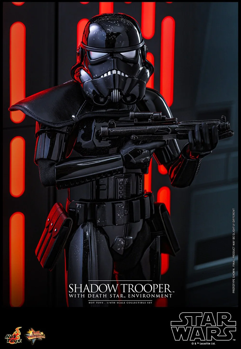 Guard Your Collection with the Shadow Trooper with LED Death Star ...