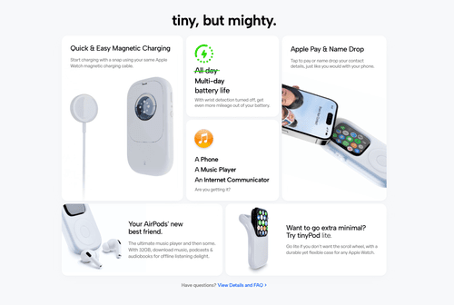 Tiny Pod: Transform Your Apple Watch into a Classic iPod Experience ...