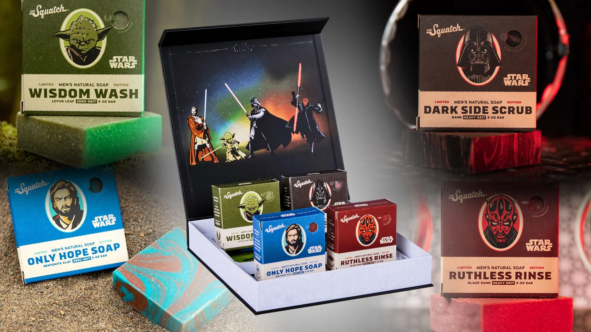 Your Last Chance for Legendary Lather: Dr. Squatch Star Wars Soaps ...