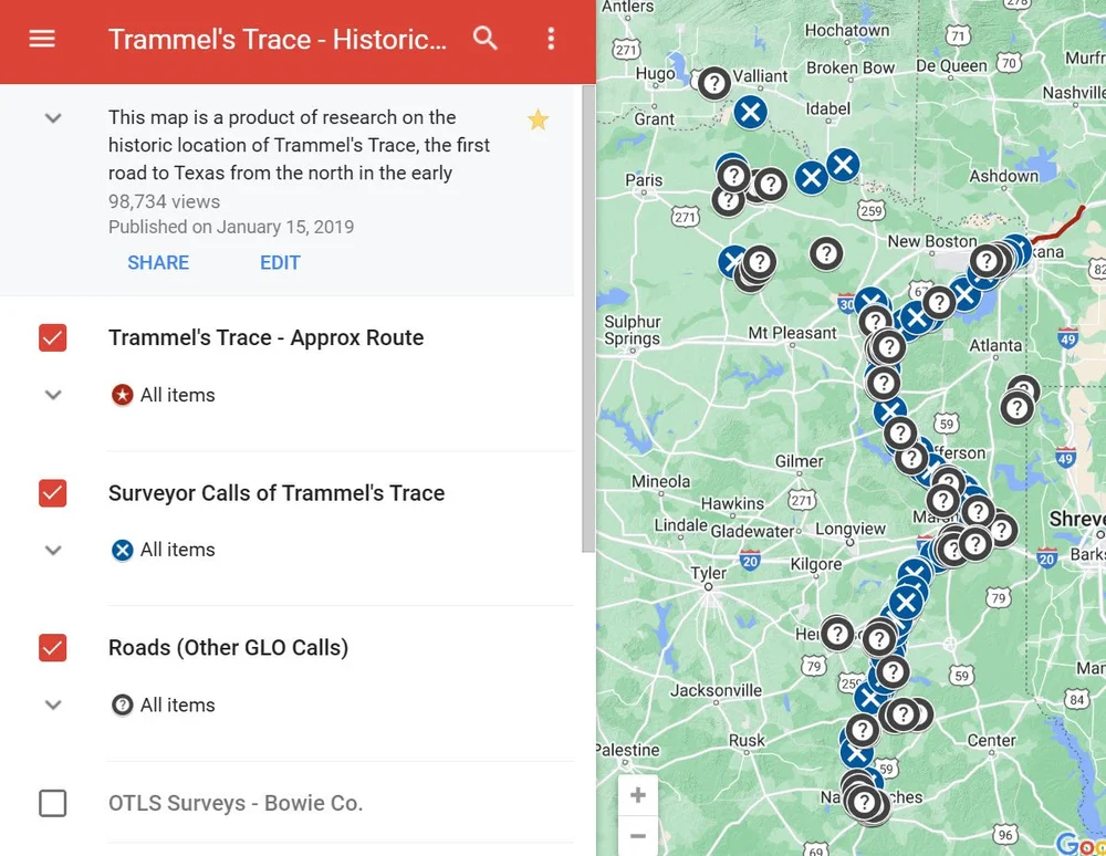 Trammel's Trace Maps — GARY L. PINKERTON | Capable. Creative. Committed.