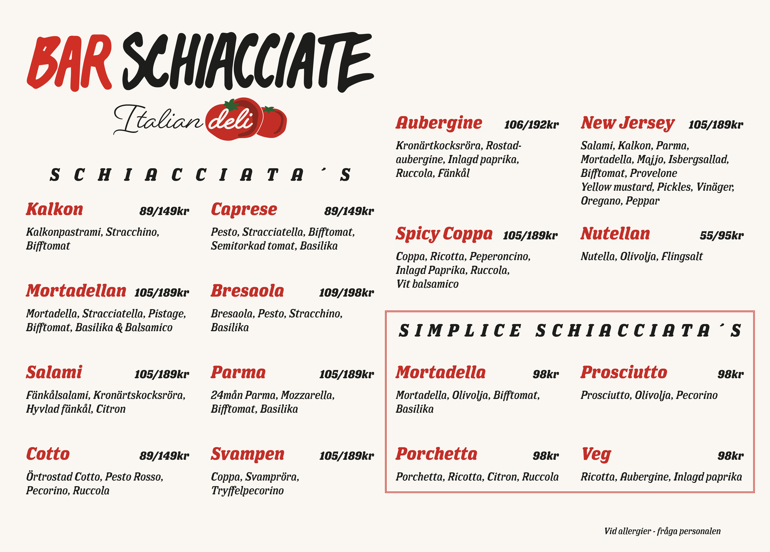 Bar Schiacciate
