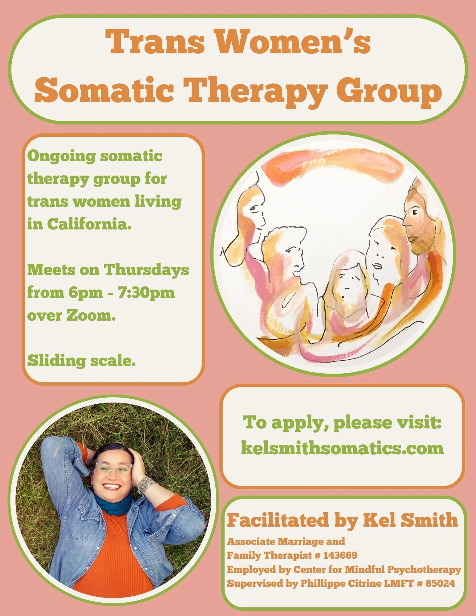 Trans Women's Somatic Therapy Group — Kel Smith Somatic Therapy