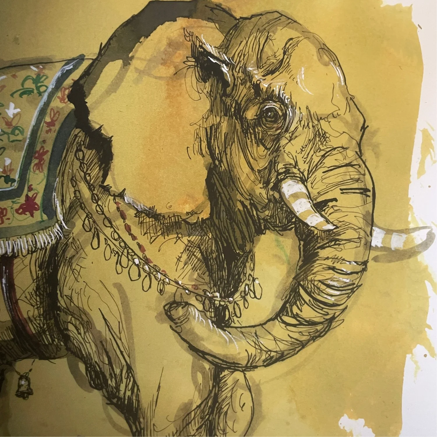 'Elephant' Art Print — Molly Crabapple