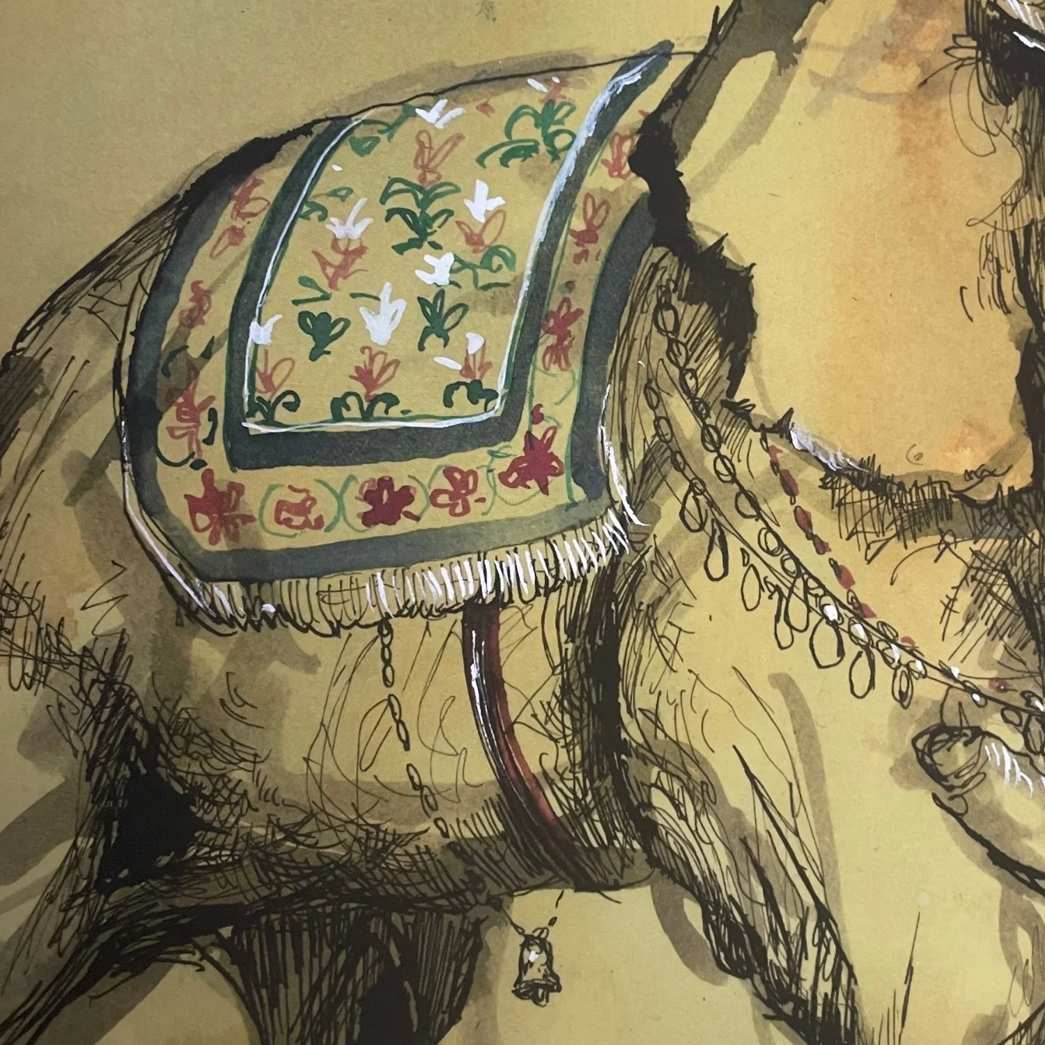 'Elephant' Art Print — Molly Crabapple