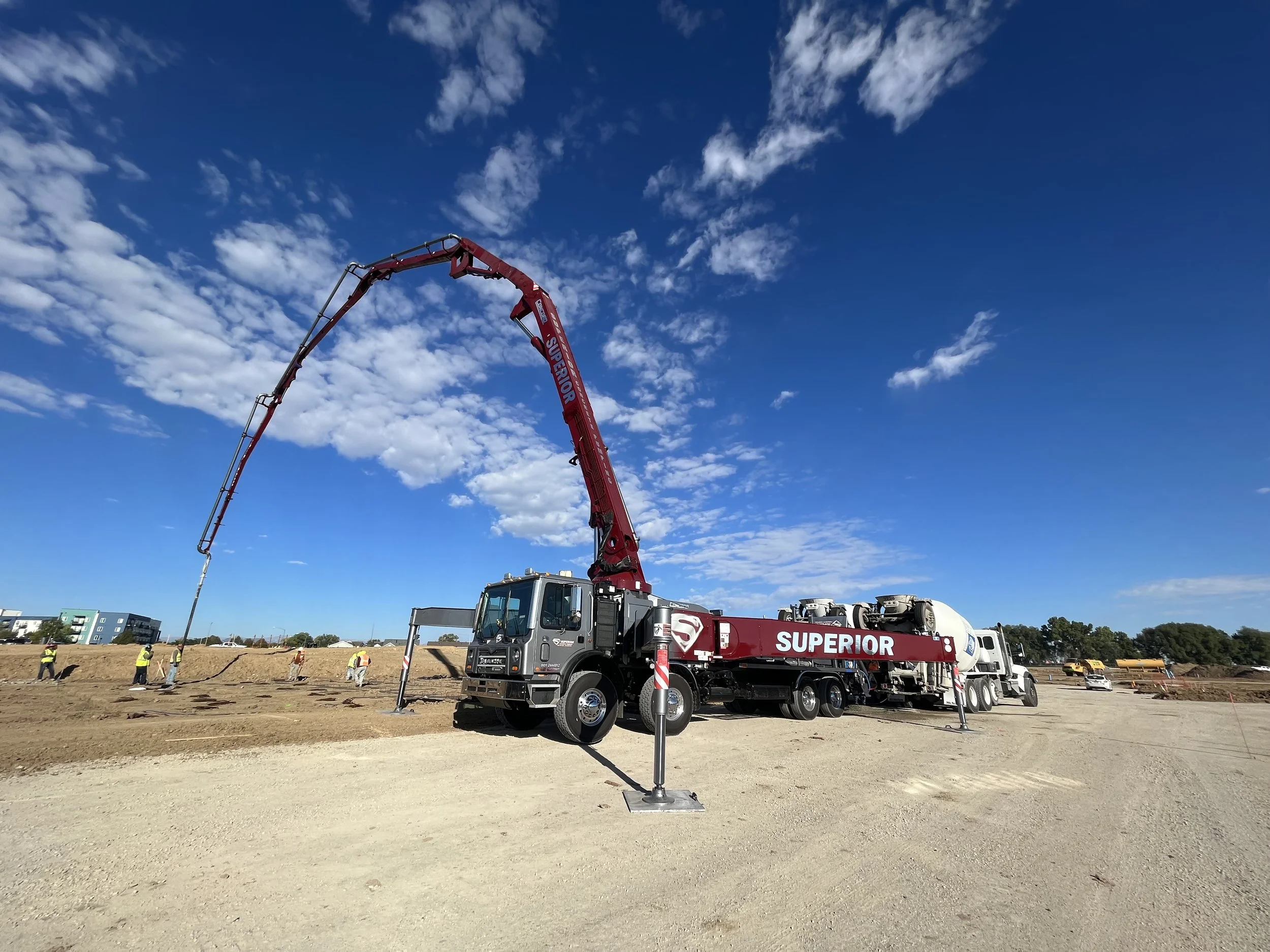 Contact Superior Concrete Pumping — SUPERIOR CONCRETE PUMPING