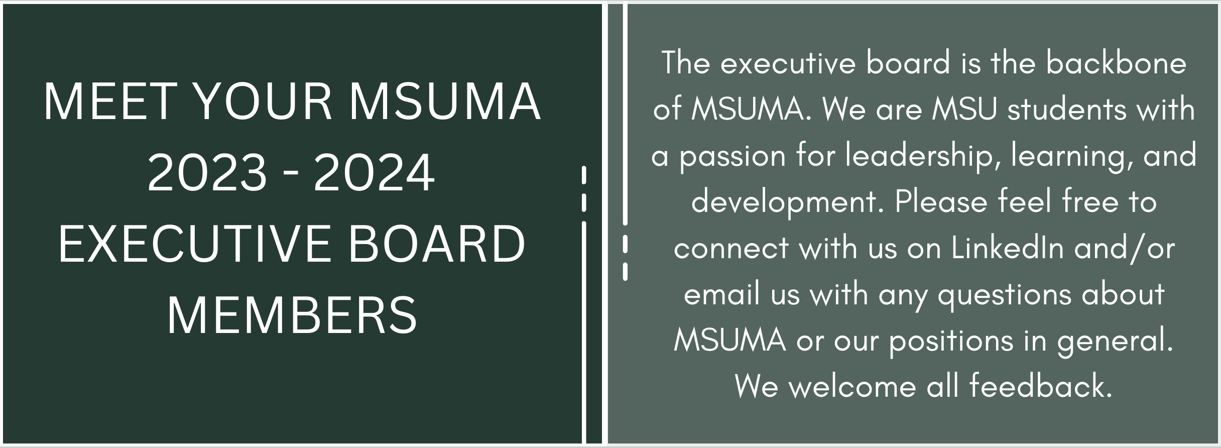 Executive Board — Michigan State University Marketing Association