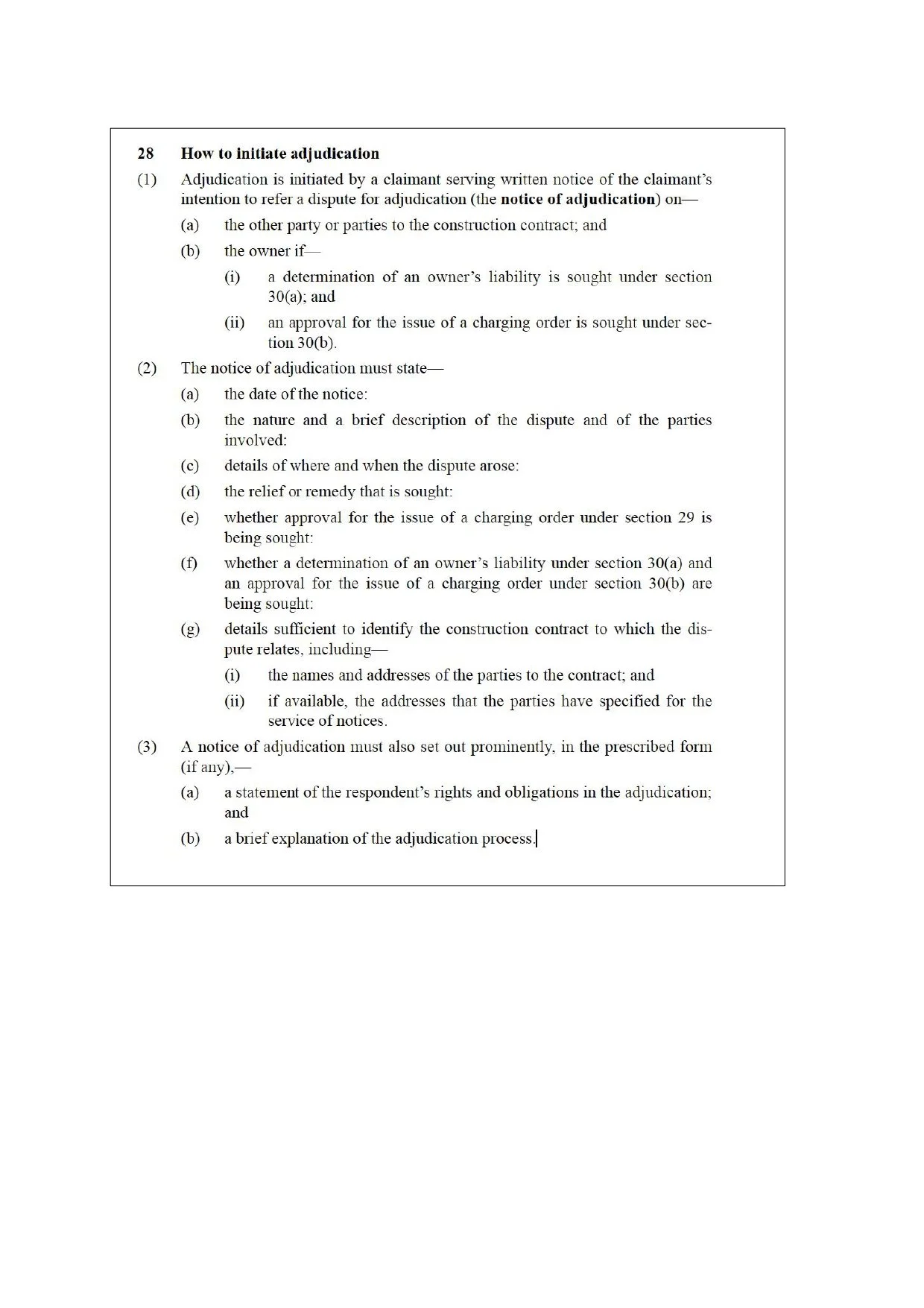 Adjudication — Steve Alexander Dispute Resolution Consultant