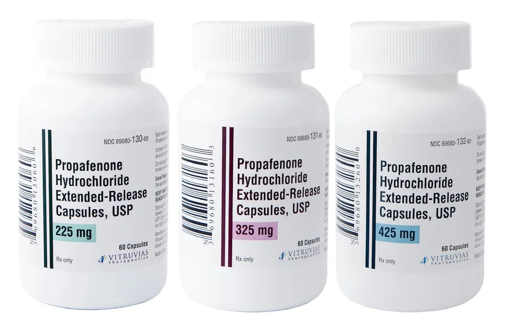 Propafenone Hydrochloride Extended-Release Capsules, USP — Vitruvias ...