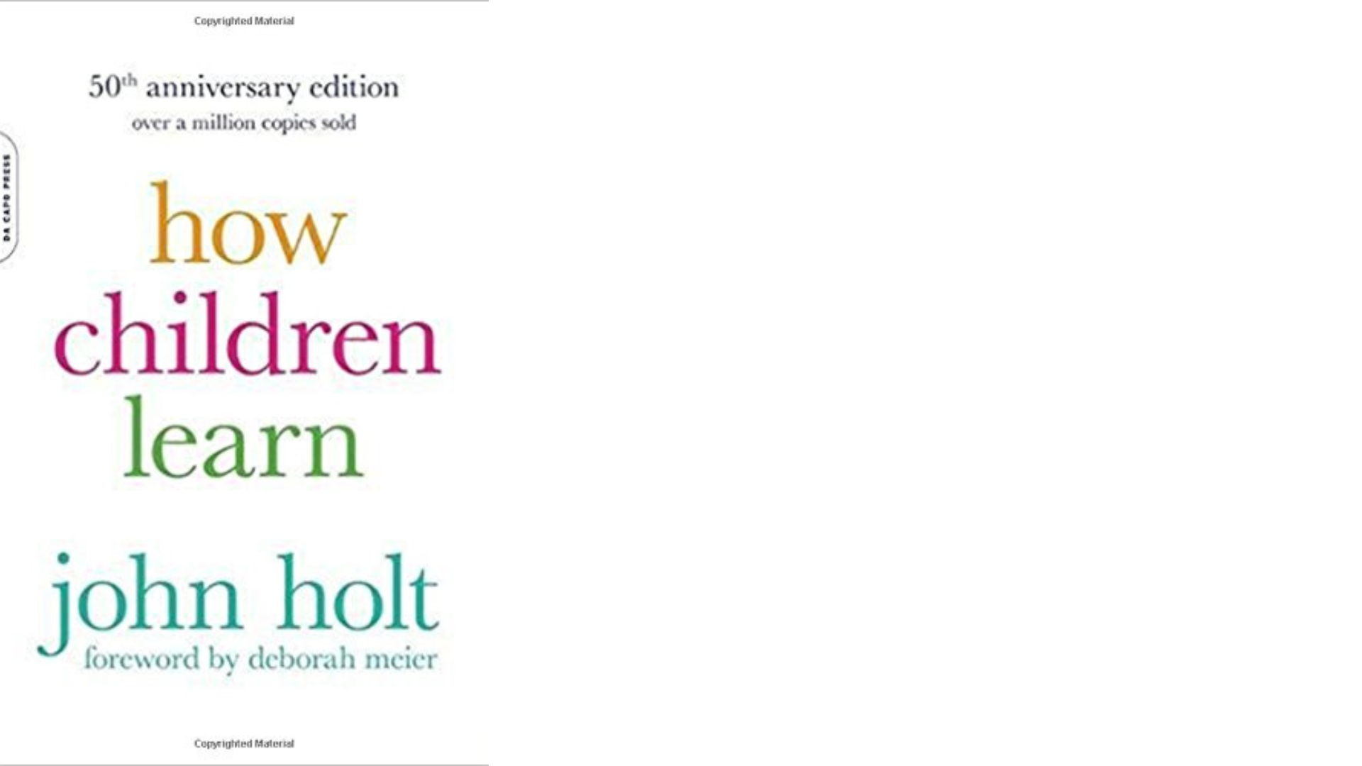 Books by John Holt — John Holt GWS