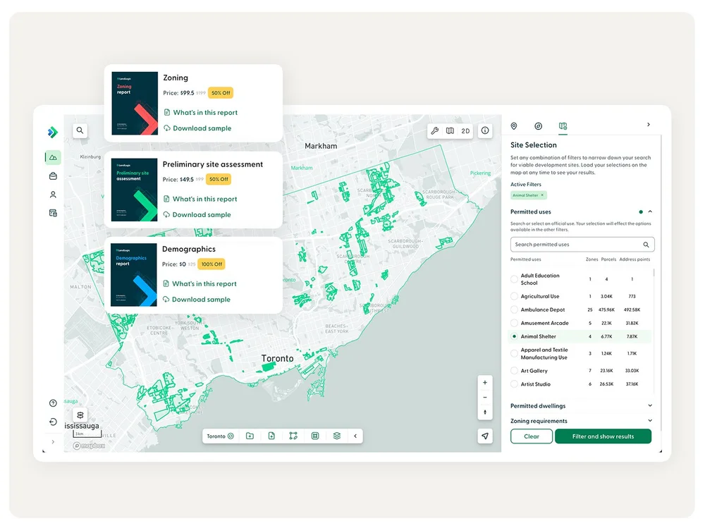 Site Selection: Find Prime Development Sites & Zoning Clarity — LandLogic