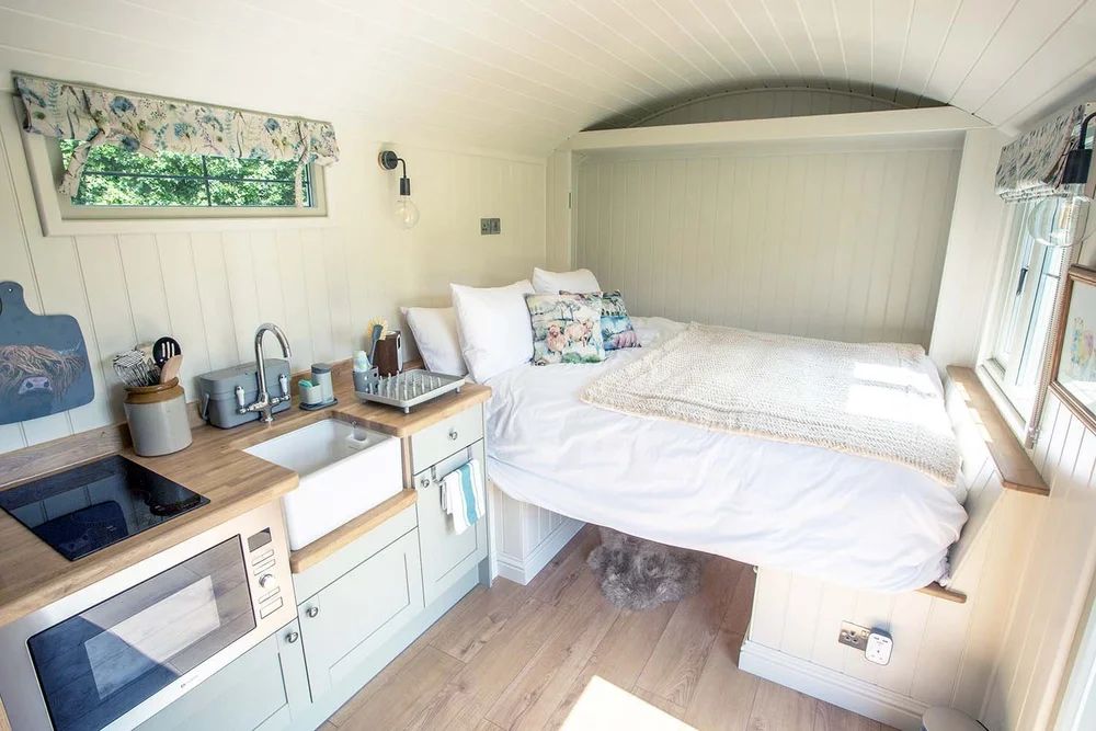 Fresh Vending Milk and Self Catering Shepherds Huts