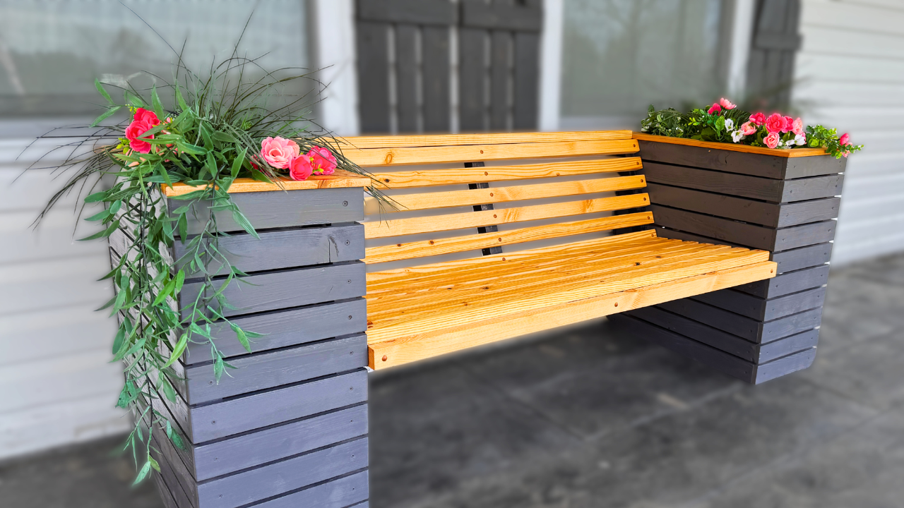 DIY Planter Bench — Matthew Peech Woodworking