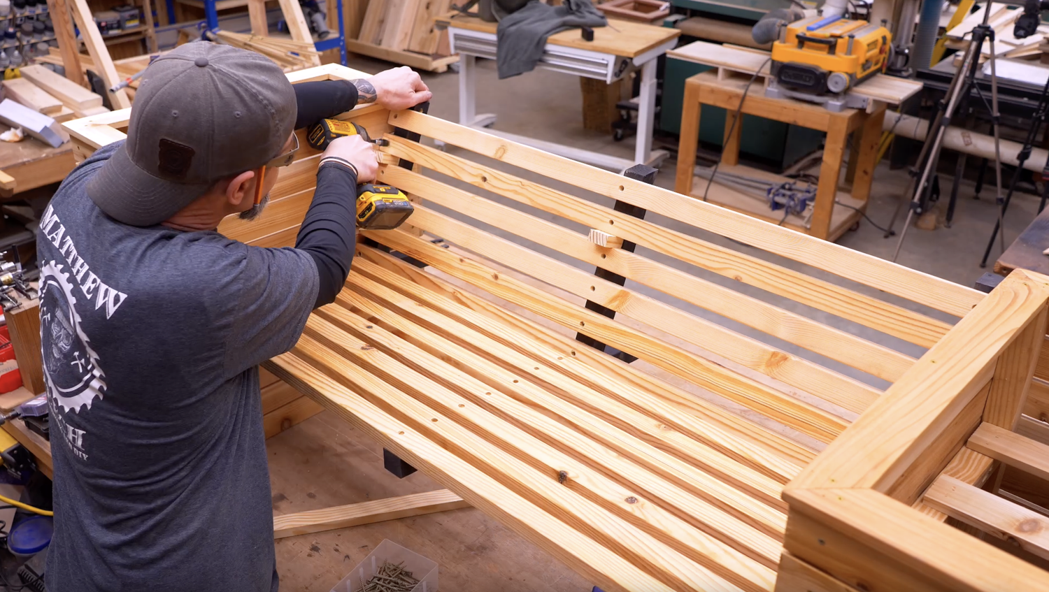 DIY Planter Bench — Matthew Peech Woodworking