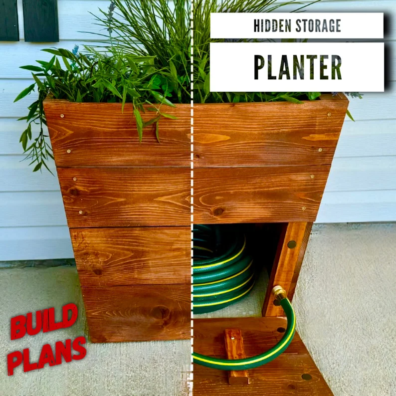 Hidden Storage Planter Plan — Matthew Peech Woodworking