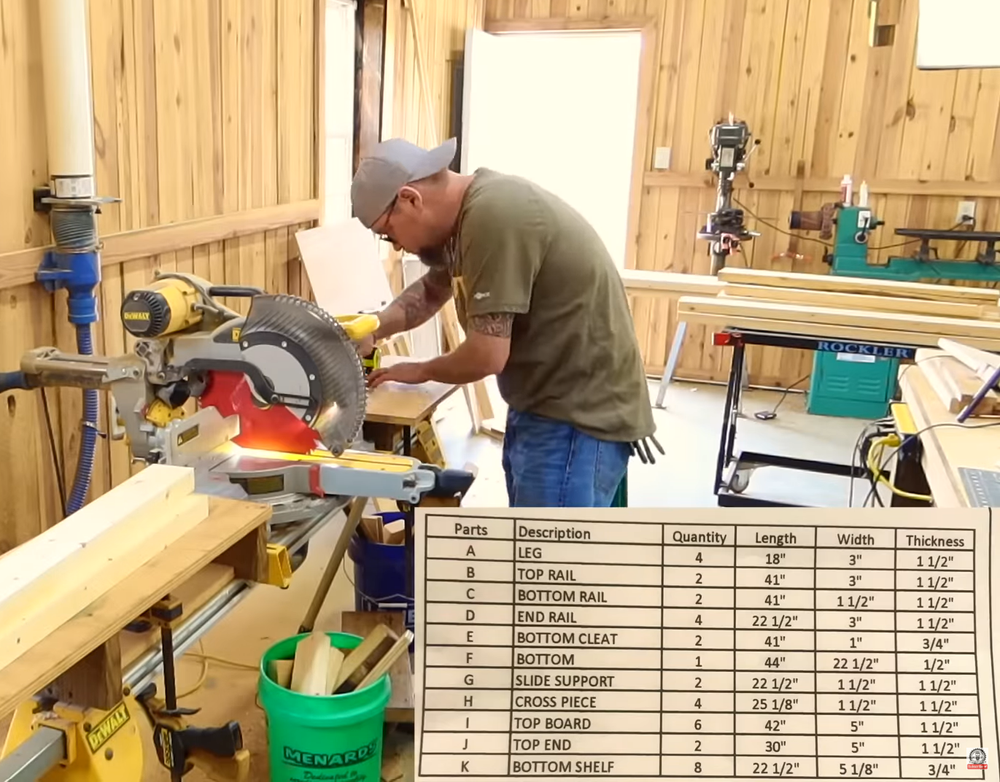 DIY Farmhouse Concealment Table Build — Matthew Peech Woodworking