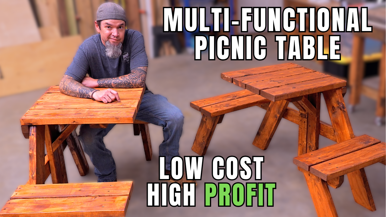 Build This Transforming Picnic Table! — Matthew Peech Woodworking