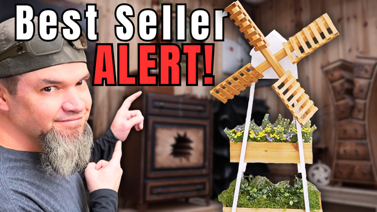 DIY Wooden Windmill Planter — Matthew Peech Woodworking