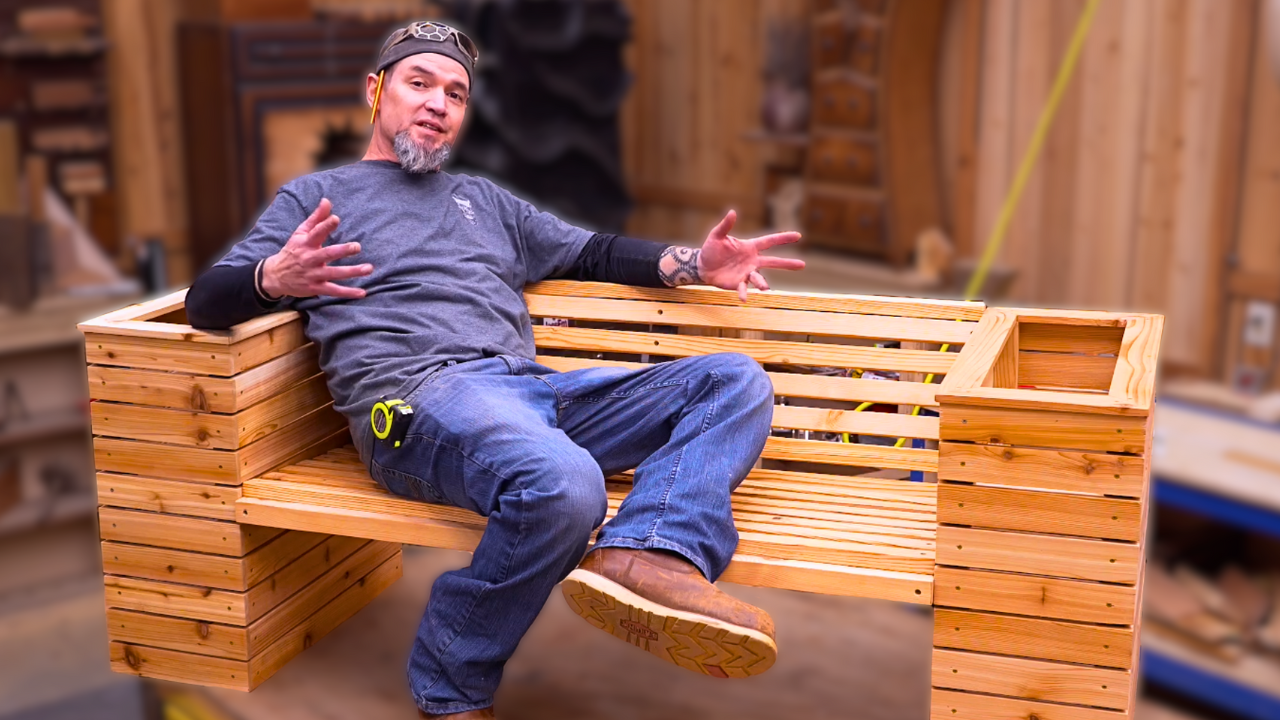 DIY Planter Bench — Matthew Peech Woodworking