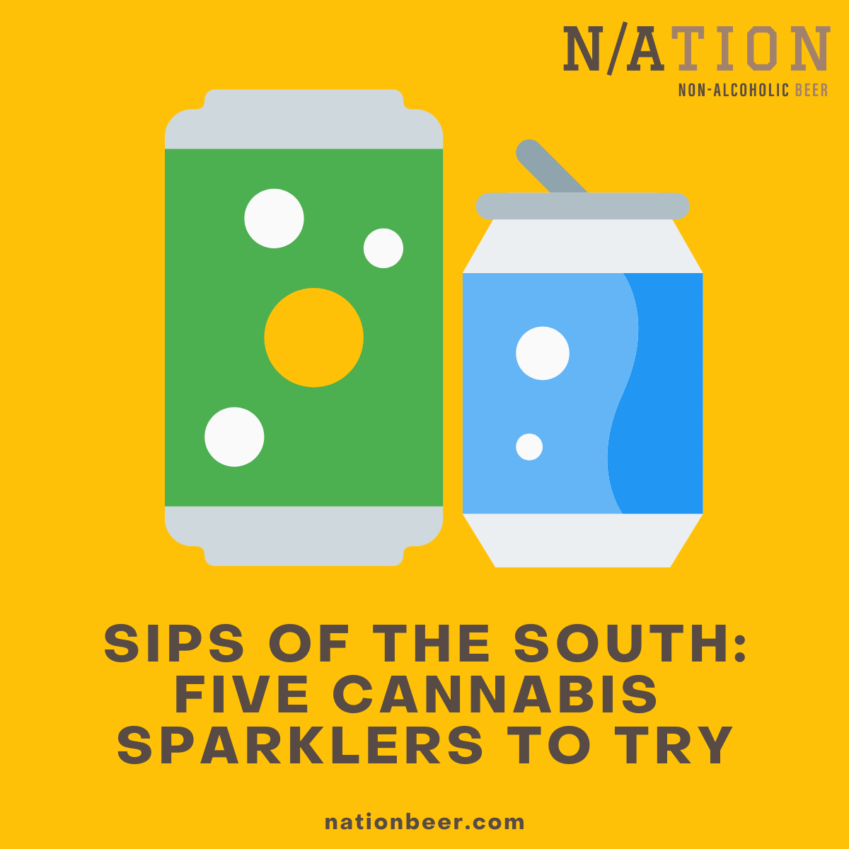 Sips Of The South: Five Cannabis Sparklers To Try — Non-Alcoholic N/ATION