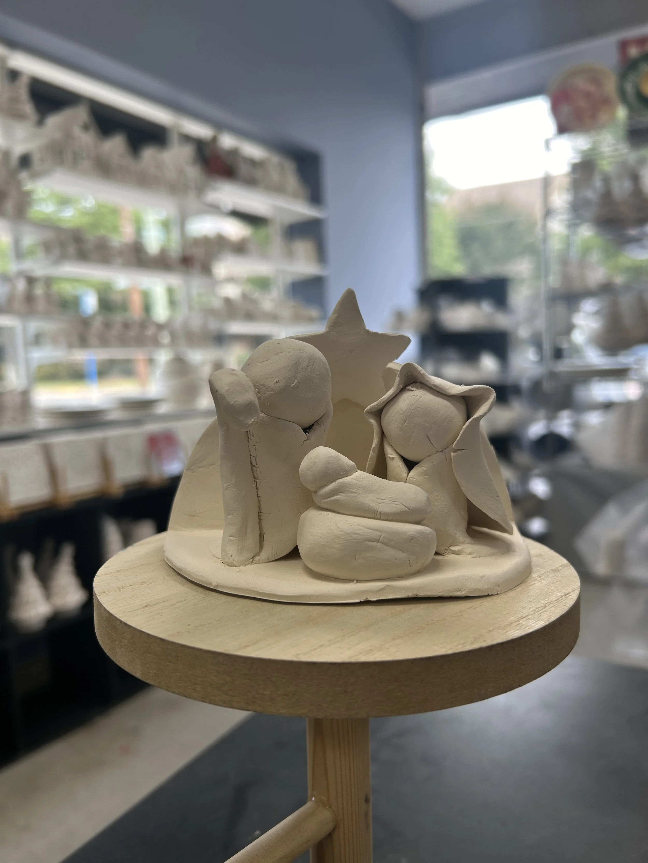 Clay Nativity — Do It Yourself Crafts | Pottery Painting & Crafts
