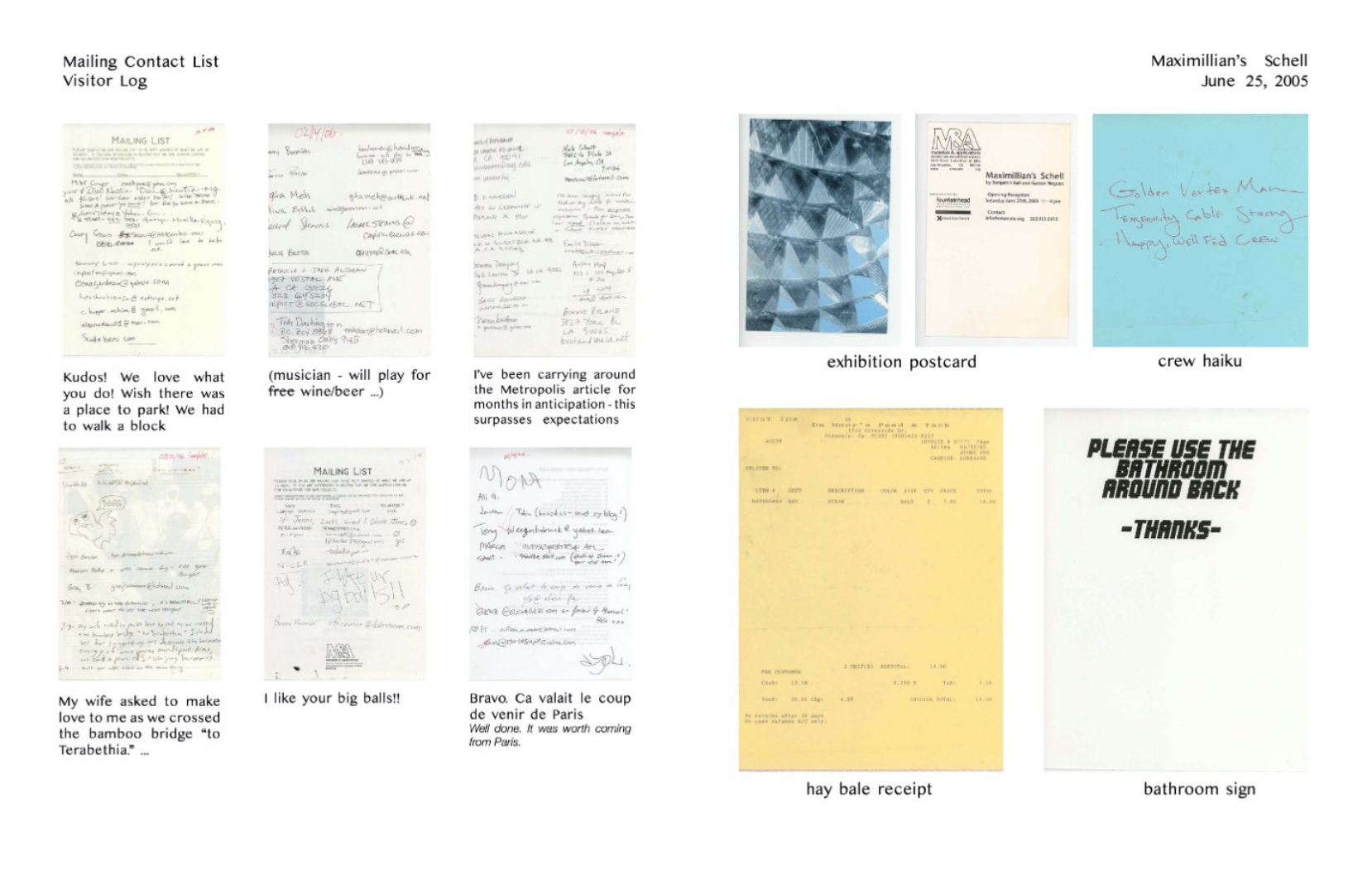 Physical Archive History — Materials & Applications