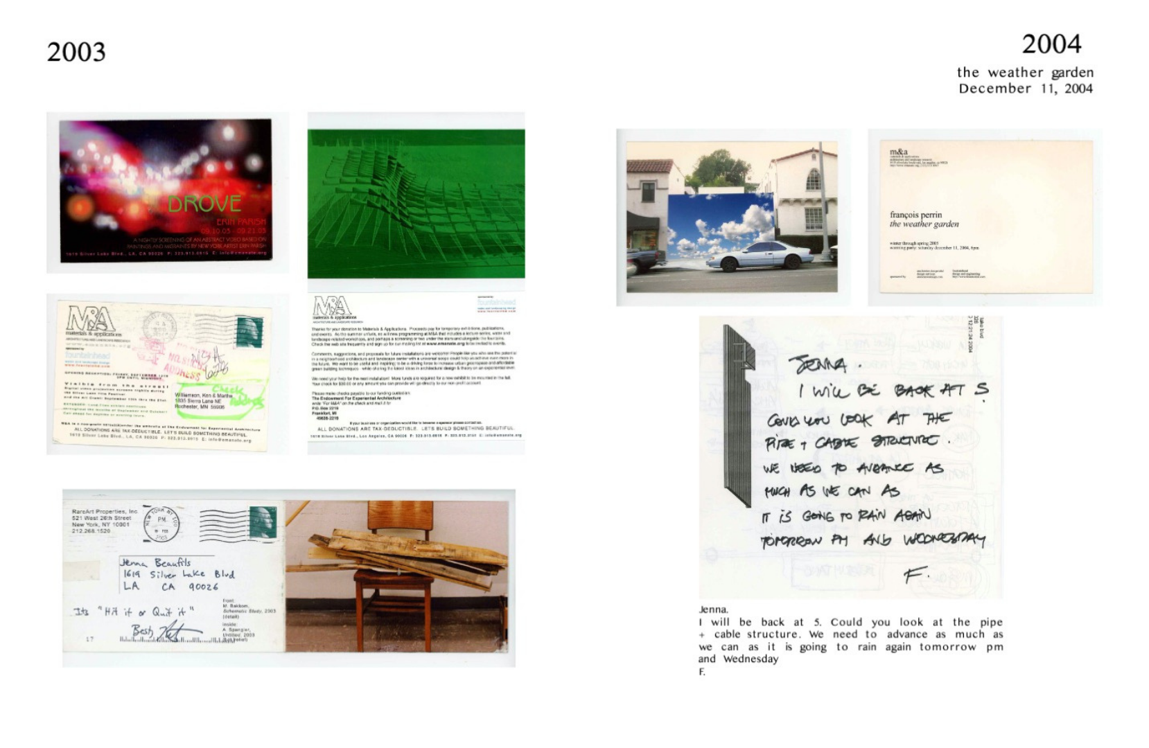 Physical Archive History — Materials & Applications