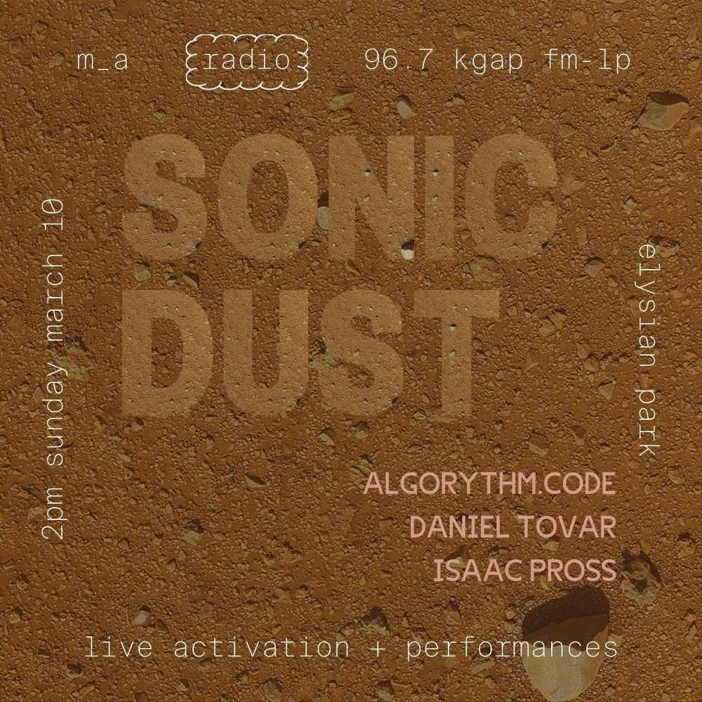 Sonic Dust Live Activation — Materials & Applications