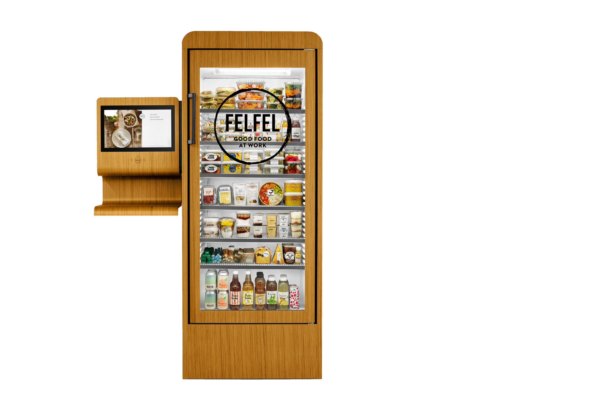 FELFEL: #1 Office Smart Fridge NYC | Healthy Chef-Made Meals