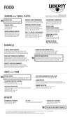 Dinner Menu — Liberty Bar & Restaurant