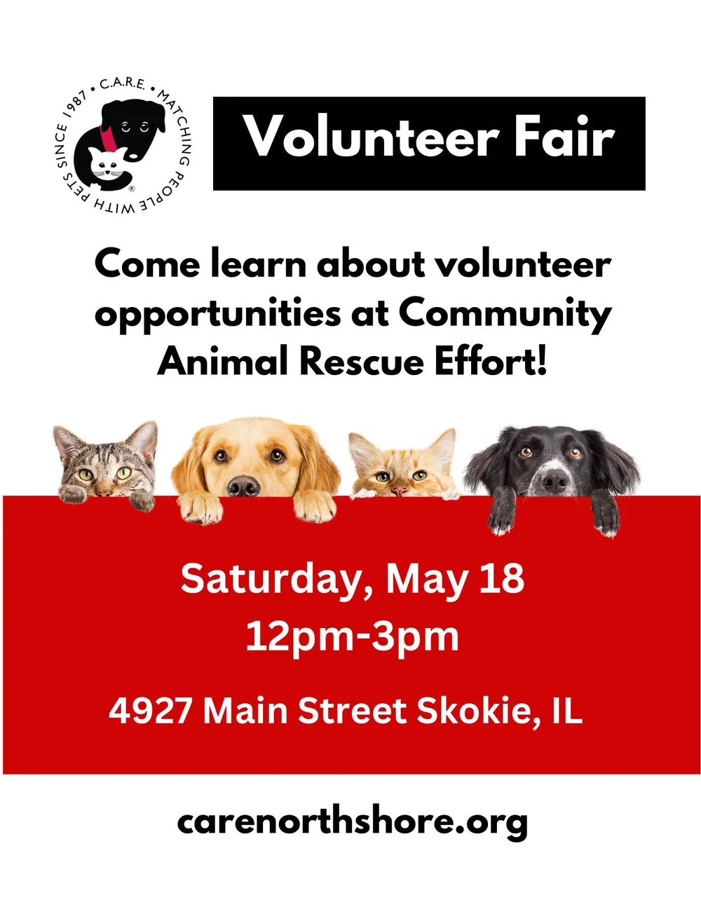 Upcoming Events — Community Animal Rescue Effort