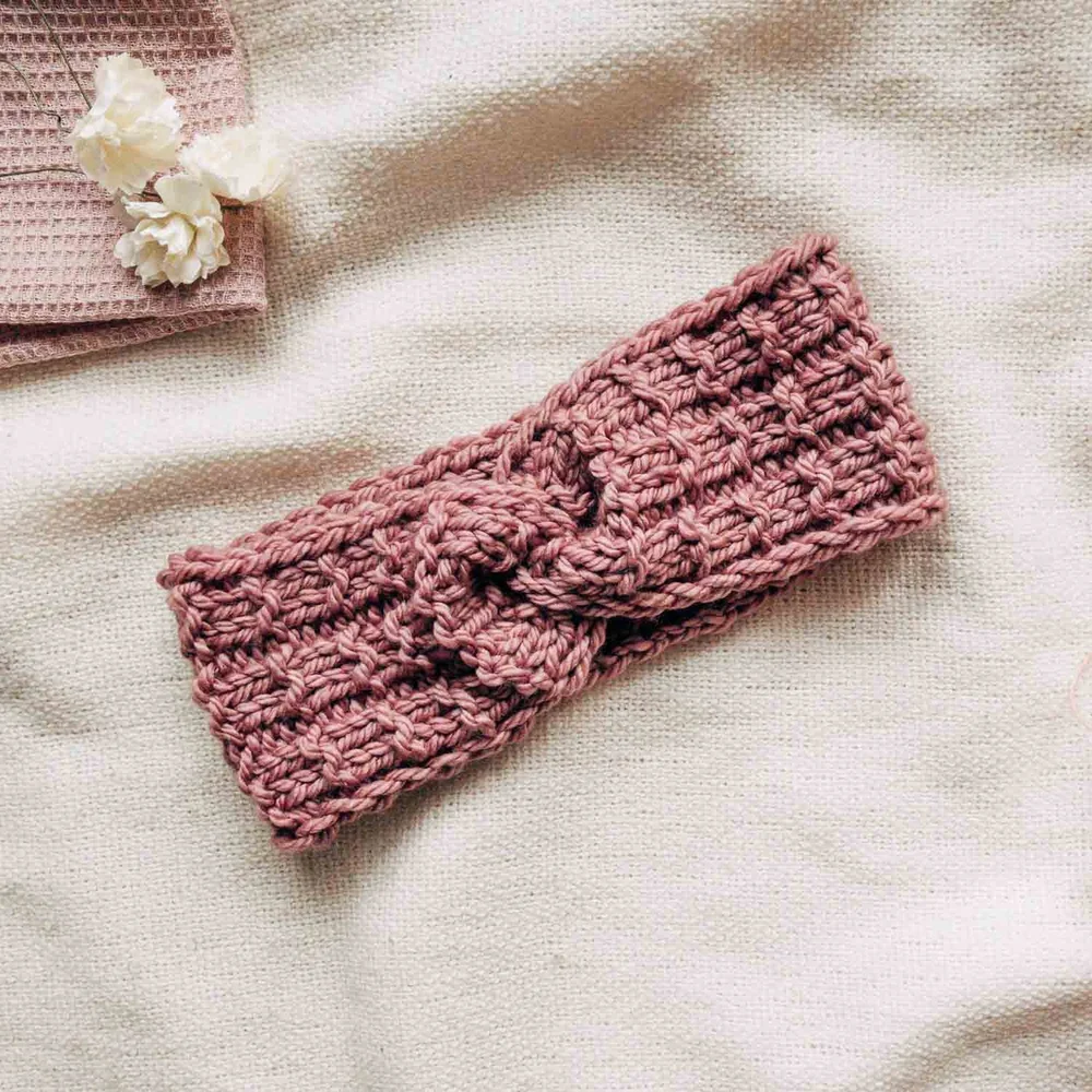 Cozy Winter Headband - Knitting Pattern for Beginners — Whileberry ...