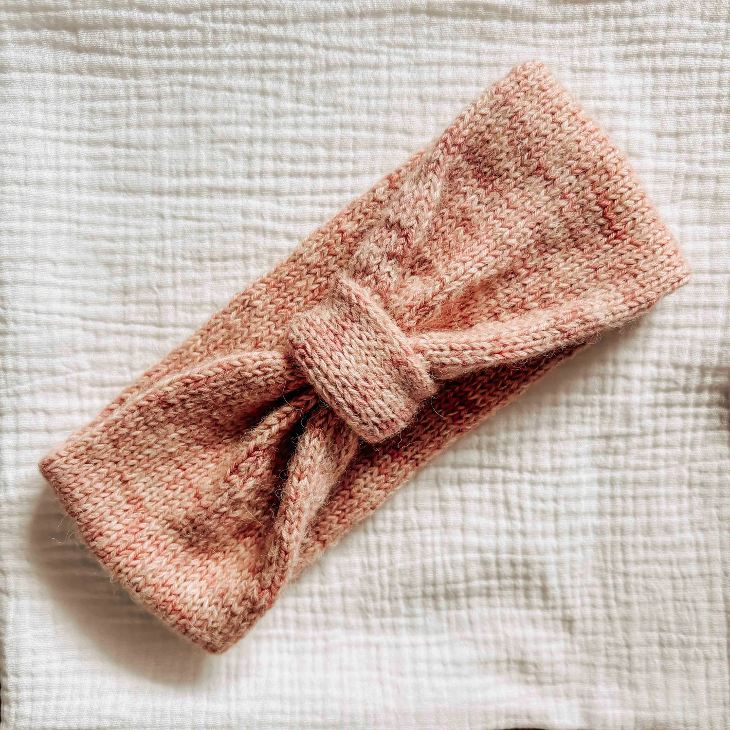 Easy Headband with a Knot Knitting Pattern — Whileberry | Modern ...