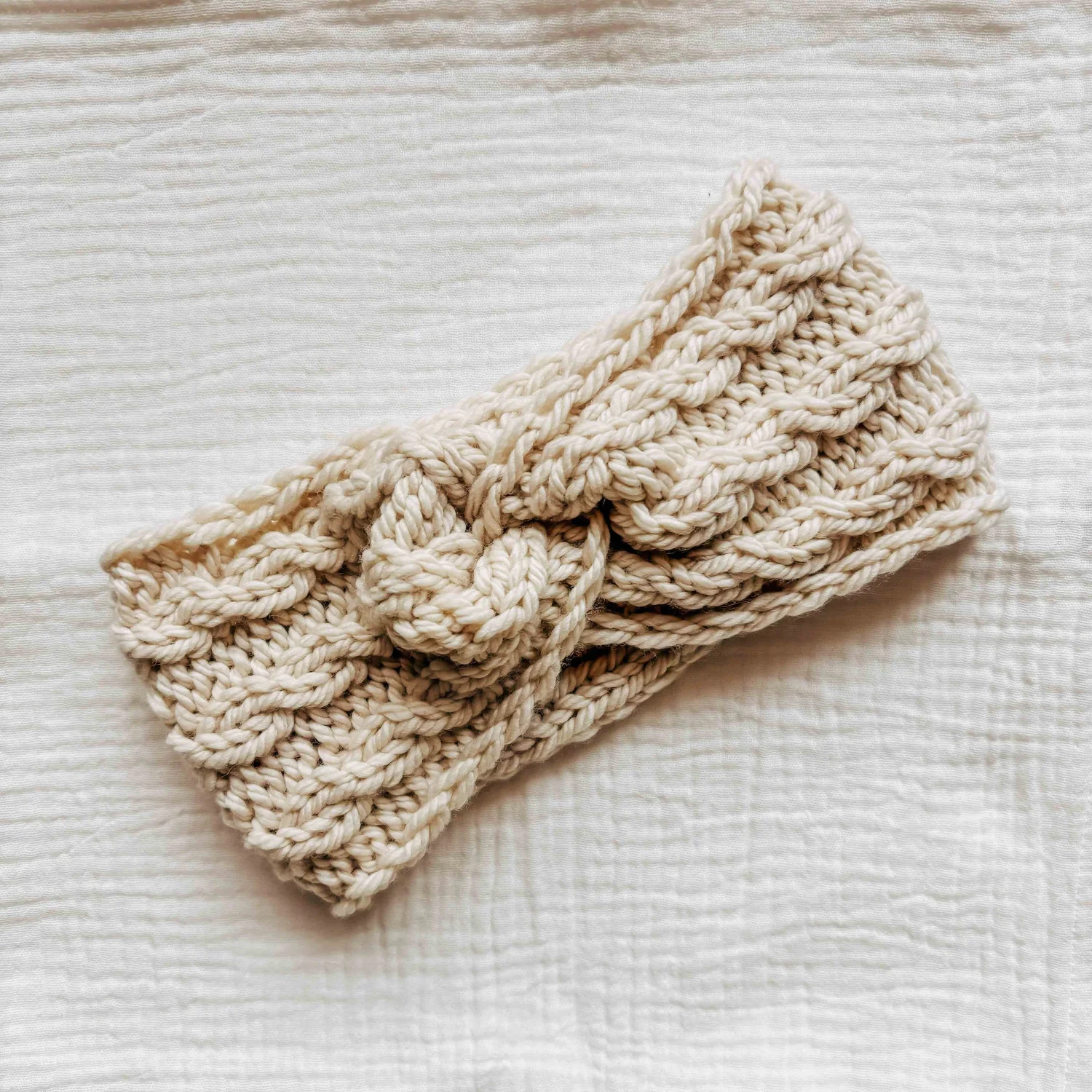 Easy Faux Cable Headband Knitting Pattern — Whileberry | Modern ...