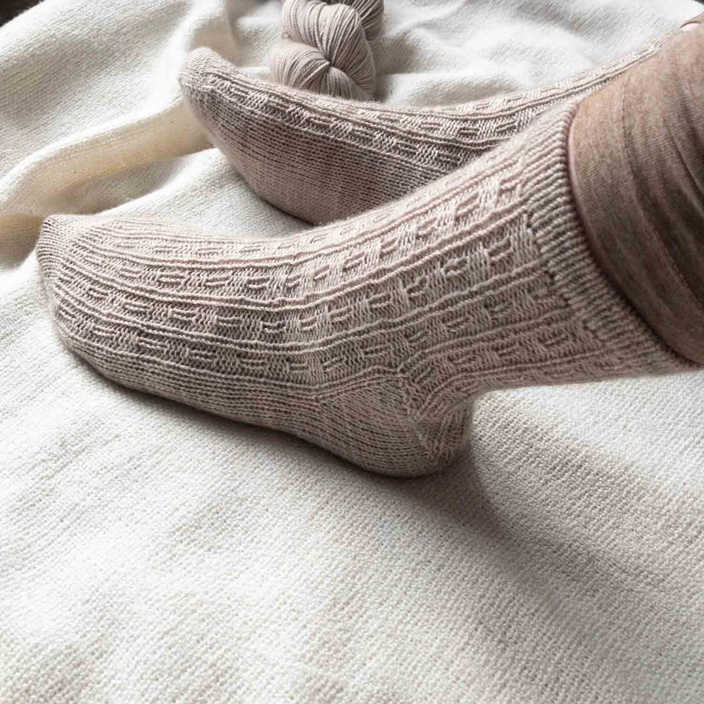 Toe Up Striped Socks Knitting Pattern - Sleet Socks — Whileberry ...