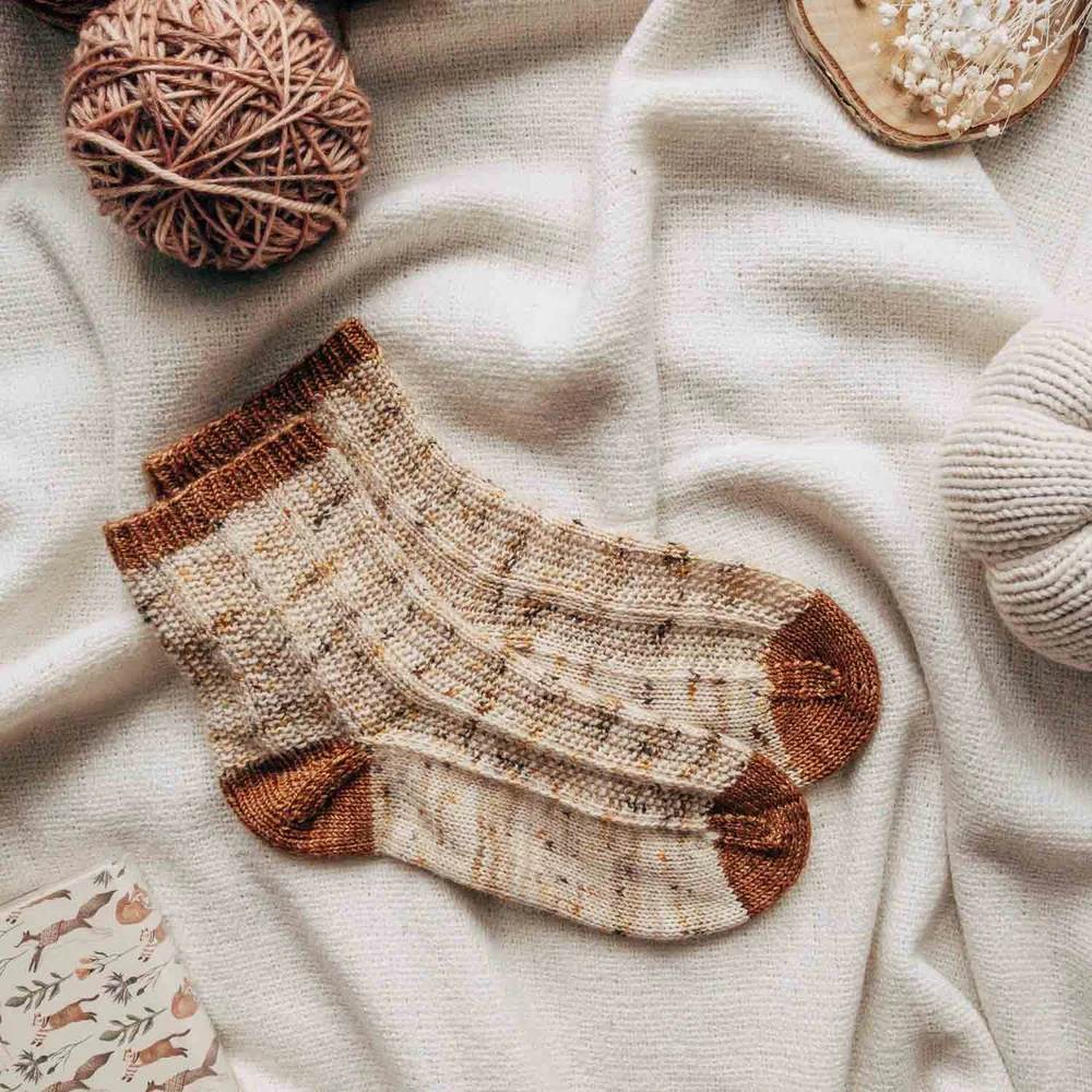 Easy Textured Socks with Stripes Knitting Pattern - Textural Socks ...