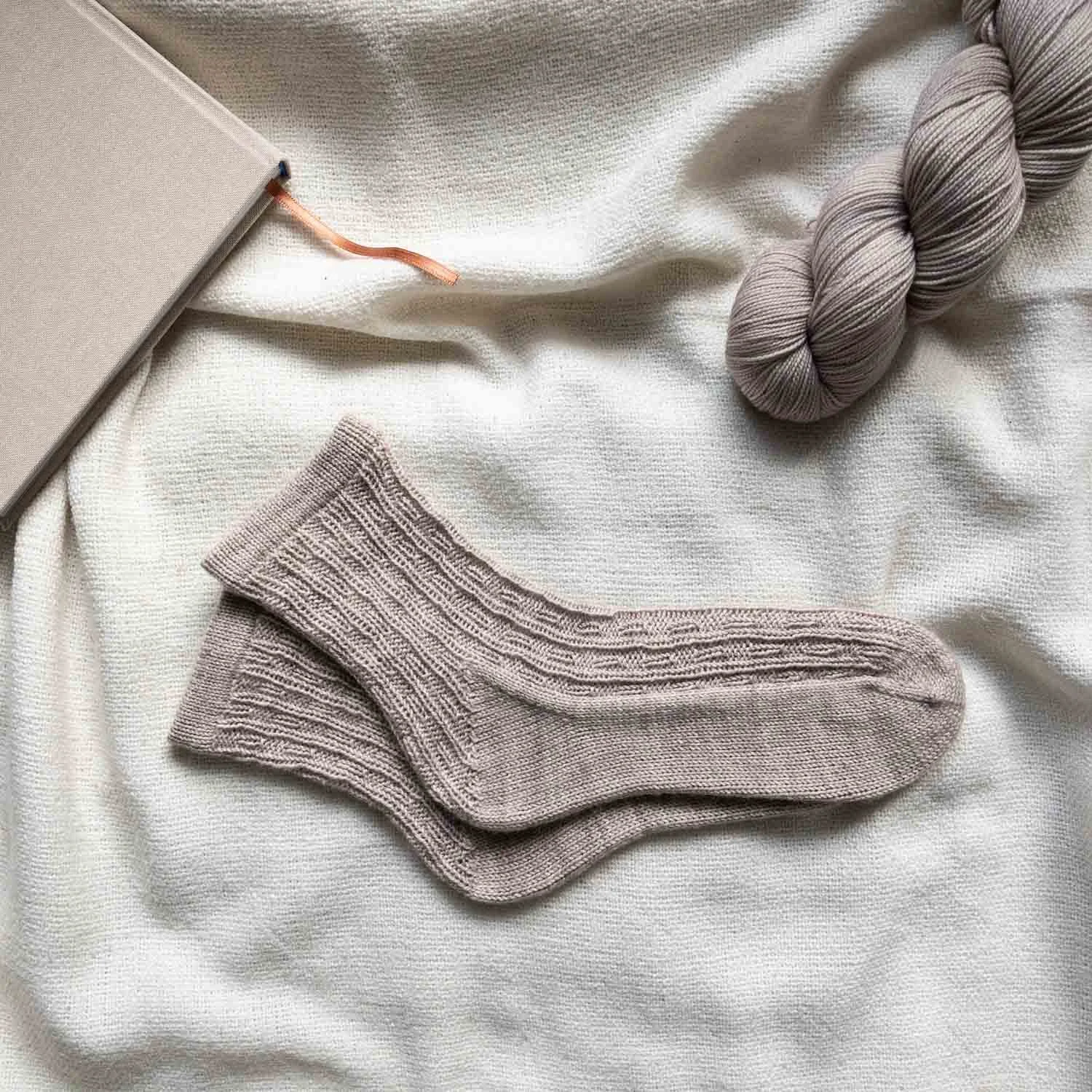 Toe Up Striped Socks Knitting Pattern - Sleet Socks — Whileberry ...