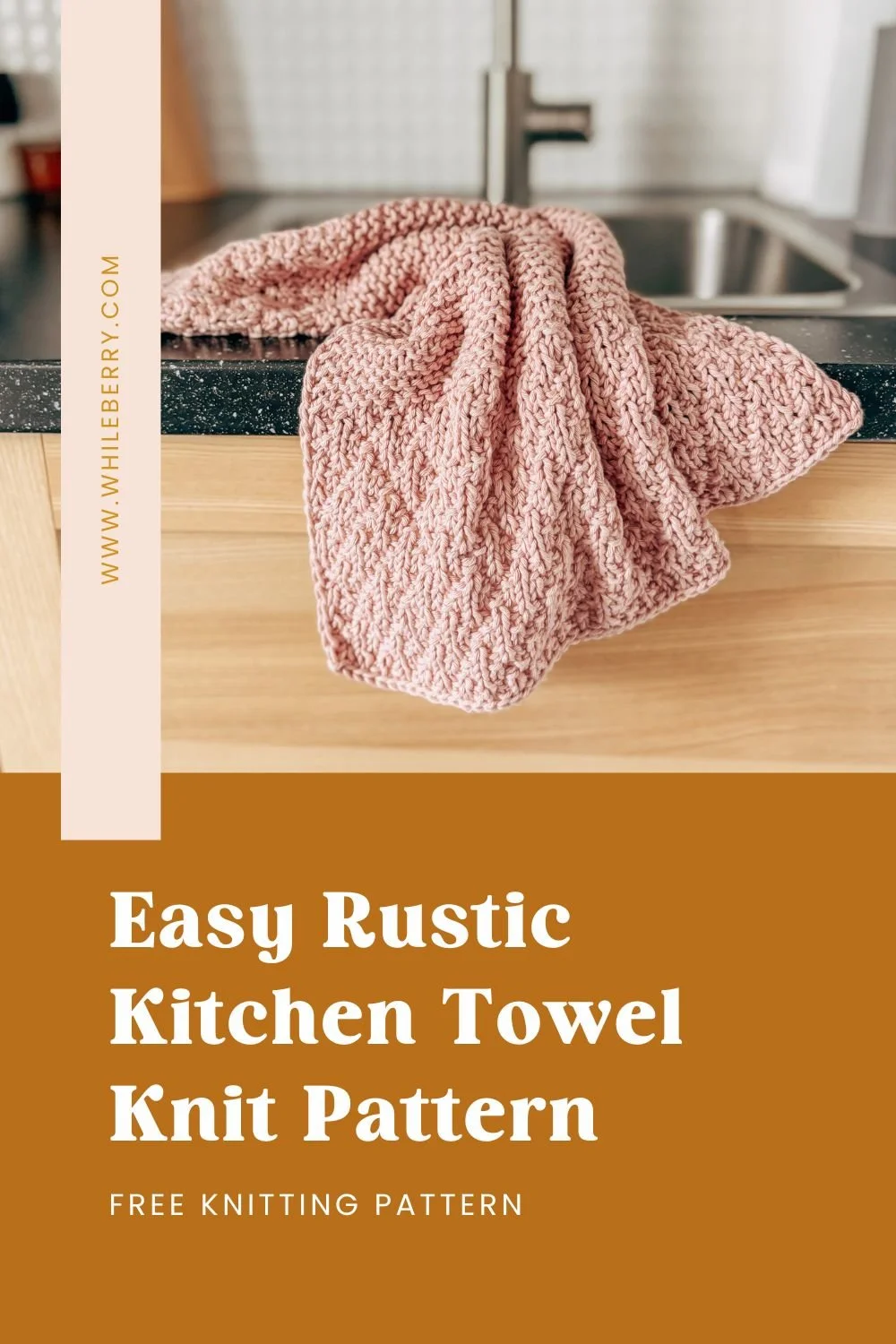 Sage Tea Towel - Free Rustic Kitchen Towel Knitting Pattern — Whileberry | Modern Knitting ...