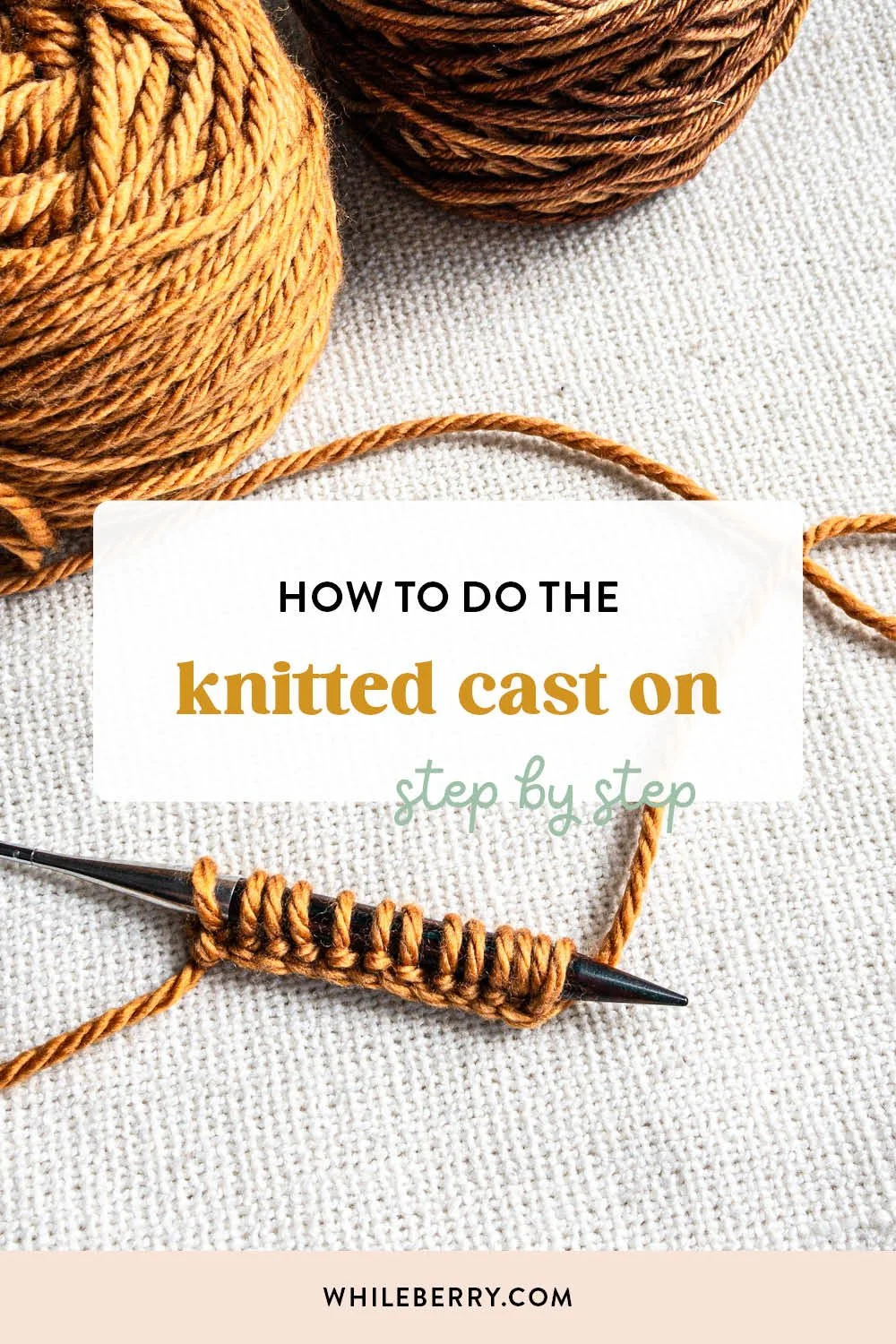 How to Do the Knitted Cast On in Knitting - Step by Step Tutorial for ...